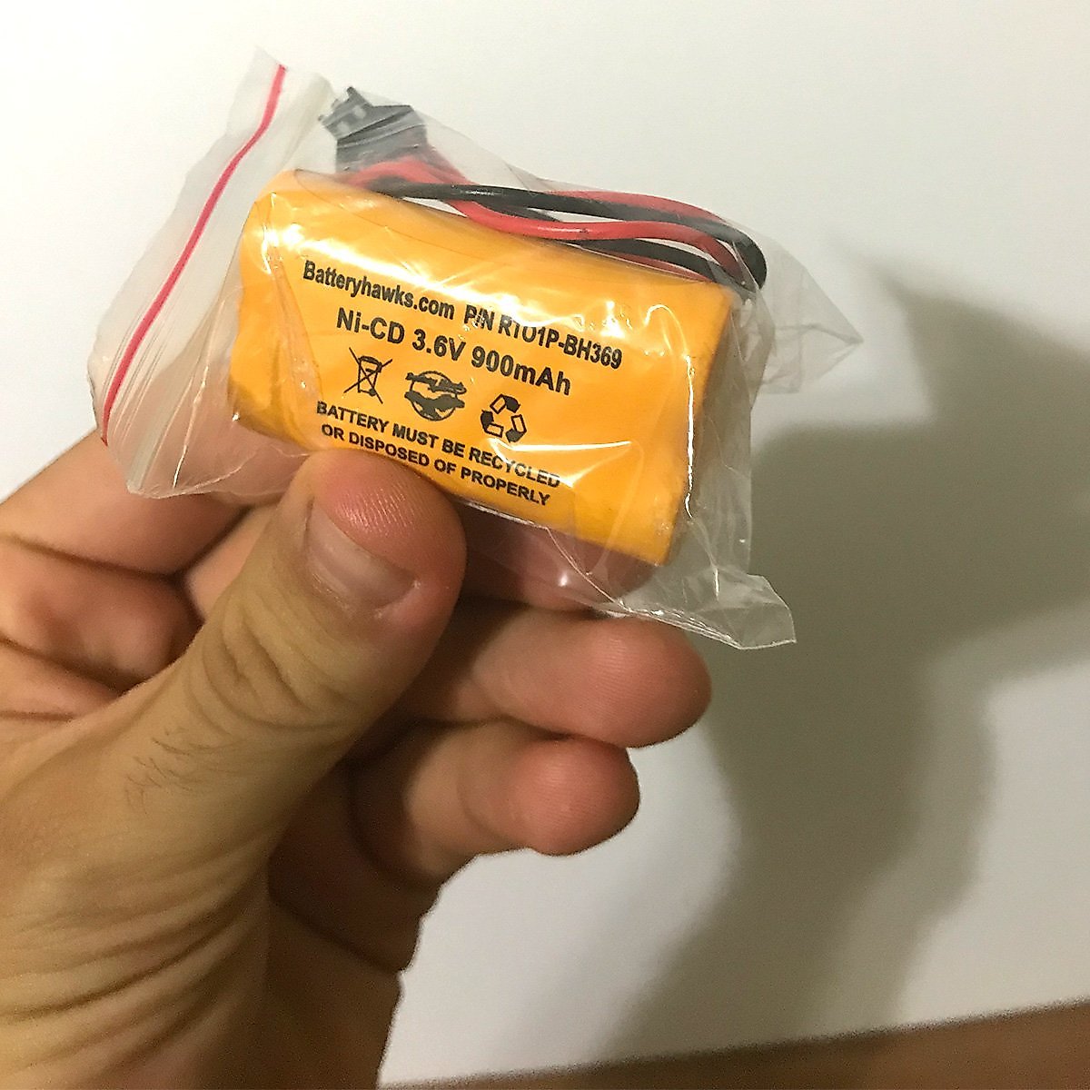 ELBB001 Lithonia ELB-B001 ELB B001 Unitech AA900MAH 3.6v 900mAh Exit Sign Emergency Light NiCad Battery Replacement Batteryhawk, LLC Interstate ANIC1566 Unitech 0253799