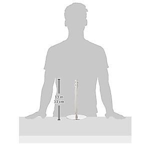 Alessi Kit.Roll Mediterraneo Kitchen Roll Holder, Silver