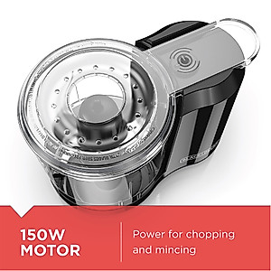 Black+Decker HC150B 1.5-Cup One-Touch Electric Food Chopper, Capacity
