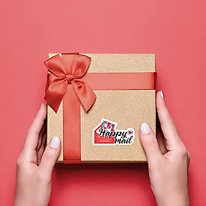 180 PCS Cute Happy Mail Small Shop Thank You Stickers,Small Business Label sitcker,Envelopes Stickers for Handmade Goods/Bags Business Packages,Thanks Stickers for Envelopes Seals, HM2