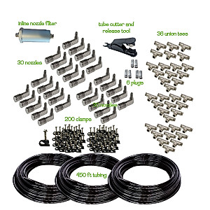 Mosquito Misting System Pynamite Bluetooth app & 30 Nozzle Kit