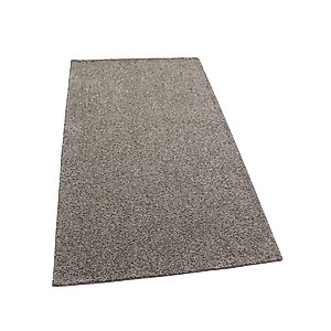 KOECKRITZ Custom Cut-to-Fit Indoor Frieze Area Rug - 25 oz Pewter Carpet - Soft and Loose Pile - Ideal for Living Room, Bedroom, Entryway, Dorms, Office, Homes, Apartments - 10'x12'