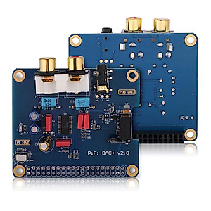 Digital Audio Card, I2S Interface PiFi DIGI DAC + HiFi DIGI Digital Audio Card Insulated Power Supply Compatible with Raspberry B+, Raspberry 2 Model B,Raspberry 3B (64-bit)