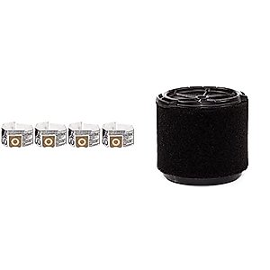 Ridgid 23738 VF3501 Wet Dry Vac High-Efficiency Dust Bags, Wet Dry Vacuum Filter Bags & WORKSHOP Wet/Dry Vacs Vacuum Filters WS14045F Foam Filter For Wet/Dry Vacuum Cleaner