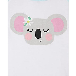 The Children's Place girls Long Sleeve Top and Pants Pajama Set Unicorn/Koala 2 pack Kids - PJ set 7