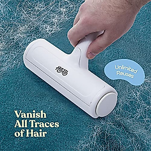 Reusable Pet Hair Remover – Easy To Use Dog Hair Remover - Lint Rollers for Pet Hair With Large Storage Chamber - Pet Remover Tool For Dog & Cat Hair from Couch, Clothes, Furniture, Carpet, Car Seats.