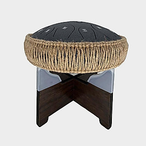 SUPVOX Wood Tongue Drum Stand Tongue Drum Bracket Percussion Instrument Holder Hand Pan Drum Display Holder for Professional Tongue Drum