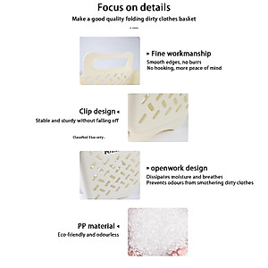 Onion Potato Storage 2 Set Potato and Onion Bins Foldable Plastic Pantry Storage Large Capacity Laundry Basket Kitchen Countertop Organizer With Handles for Onion, Fruit, Produce, Vegetable, Potato