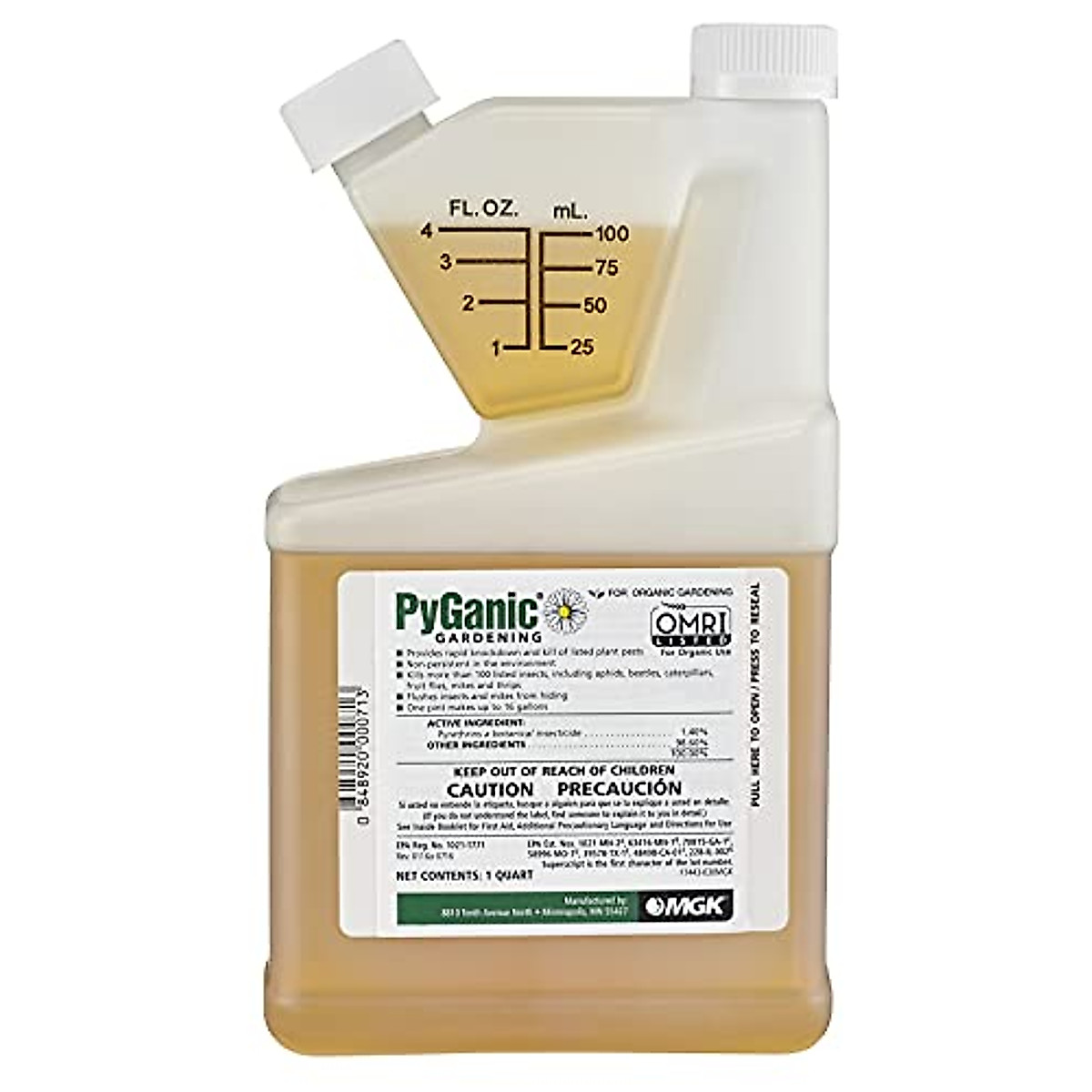 MGK - 10132 - Pyganic Gardening - Garden Product - 32oz