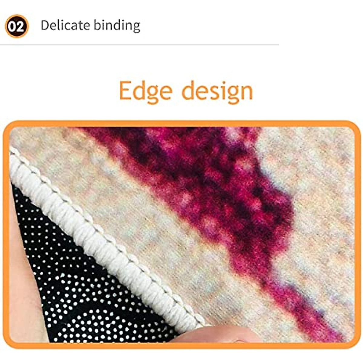 Magic Guitar Music Rug 4x6ft Rock Music Rug For Living Room Living Room Decoration Flannel Fluffy Bedroom Large Area Rug Indoor Retro Floor Rug Suitable for Living Room, Kitchen, Hallway, Etc.