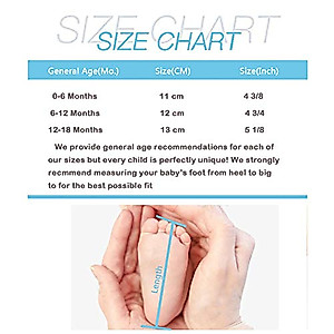 Baby Girls Boys Shoes Newborn First Walkers Star High Top Soft Anti-Slip Sole Canvas Denim Unisex Infant Sneaker (A01-White, 0-6 Months)