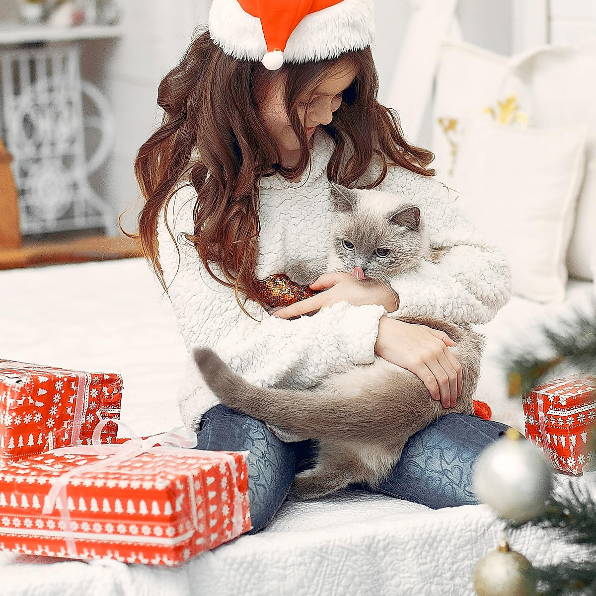 LLOUSSAK 7Pcs Dog Toothbrush Cat Toothbrush Small Dog Puppy Tooth Brushing Kit Finger Toothbrush 360 ° Dog Toothbrush for Puppy, Small Dog and Cat