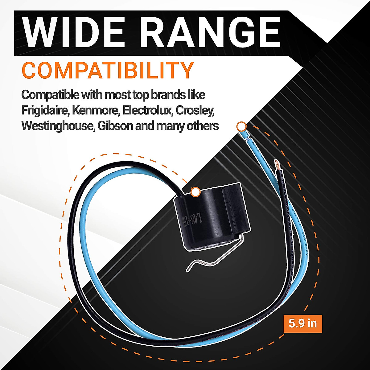 BlueStars Ultra Durable 5303918214 Refrigerator Defrost Thermostat Kit - Exact Fit for Frigidaire Kenmore Electrolux Refrigerators - Replaces 75303918214 892545 AP2150145 PS469522