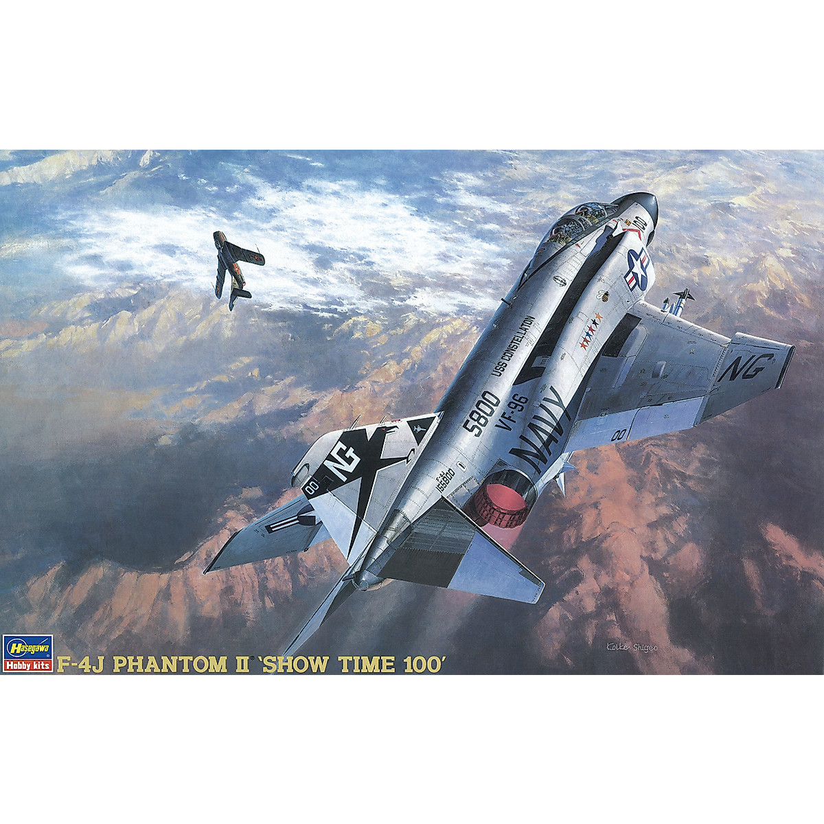 HAS07206 1:48 Hasegawa F-4J Phantom II 'Showtime 100' [MODEL BUIKDING KIT]