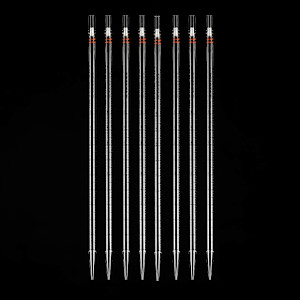 Eowpower 20 Pack 10ml Disposable Sterile Serological Pipettes with Graduated, Individually Packaged