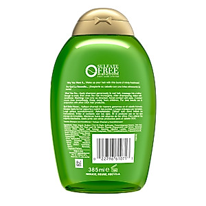 OGX Extra Strength Refreshing Scalp + Teatree Mint , Invigorating Scalp Shampoo with Tea Tree & Peppermint Oil & Witch Hazel, Paraben/ Sulfate-Free Surfactants, 13 fl oz