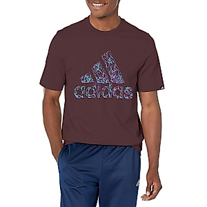 adidas Men's Mystic Fill T-Shirt, Shadow Brown, Medium