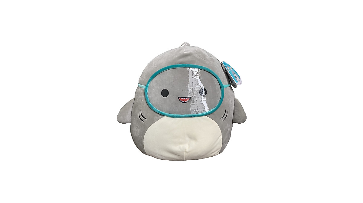 Gordon The Shark Squishmallow - 16" Plush Toy