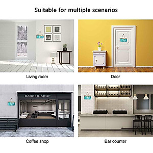 Starfish Shell Wood Grain Personalized Board Hanging Door Sign 6" x11" Welcome Sign Front Porch Wall Plaque House Wood Sign Garden Yard Home Farmhouse Decor Hanging