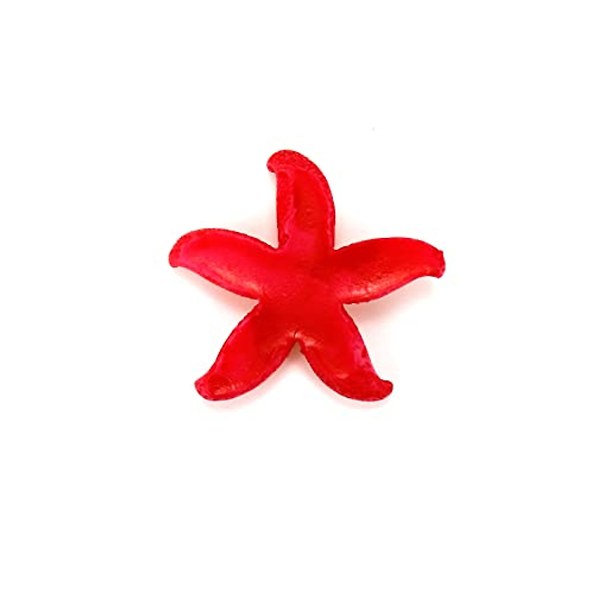 Pufguy Polyresin Artificial Mini Starfish Decoration 1.7"x1.8" for Fish Tank Aquarium Landscape Decoration-2 pcs（Red