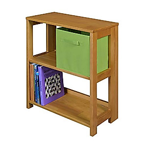 Regency Flip Flop Bookcase, 28 x 22-inches, Medium Oak