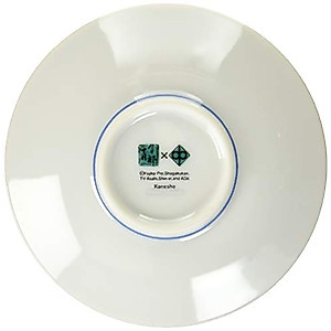 金正陶器(Kaneshotouki) Doraemon 008146 Kutani Ware Small Plate, Wooden Rice Style, Plum Flowers, Made in Japan