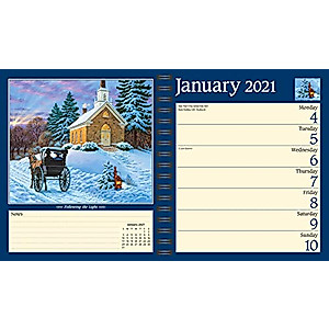 John Sloane's Country Seasons 2021 Monthly/Weekly Planner Calendar