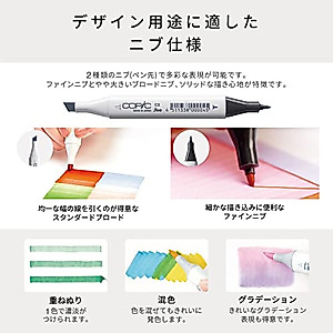 Copic Classic, Alcohol markers, 12pc set Toner Gray (New Ver.)