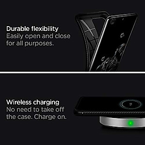 Spigen Rugged Armor Designed for Samsung Galaxy S20 Ultra Case/Galaxy S20 Ultra 5G Case (2020) - Matte Black