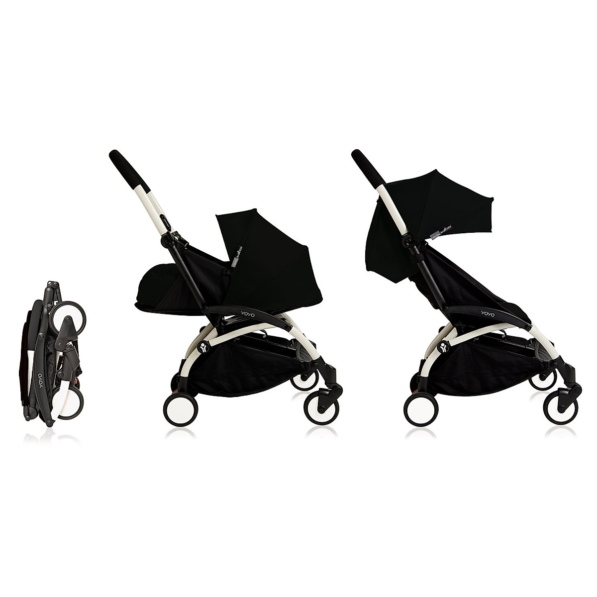 Babyzen YOYO Stroller - White - Black