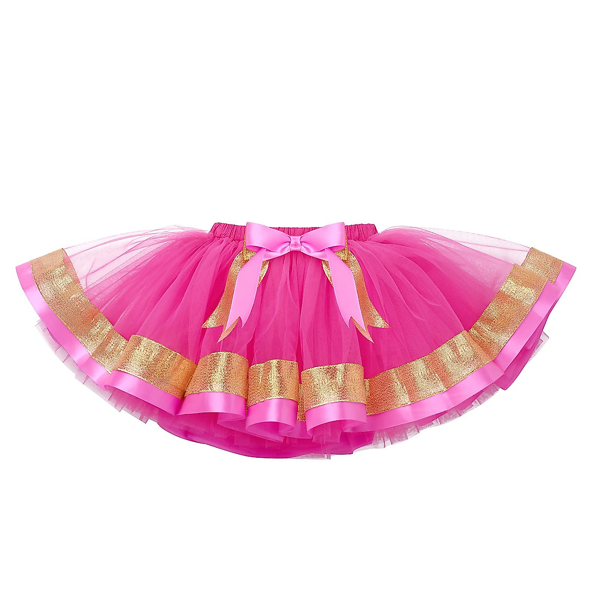 3rd 4th Birthday Outfit Baby Girls T-Shirt Top Vest Mini Tutu Skirt Crown Headband Three Four Years Cake Smash Photo Shoot Princess Kids Third Fourth Birthday Outfit Boho Party Hot Pink 3-4T