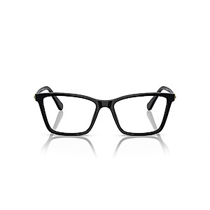 SWAROVSKI SK2015 Prescription Eyewear Frames, Black/Demo Lens, 51 mm