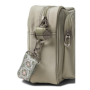 Sakroots Westwood Crossbody in Eco-Twill, Convertible Design, Sage
