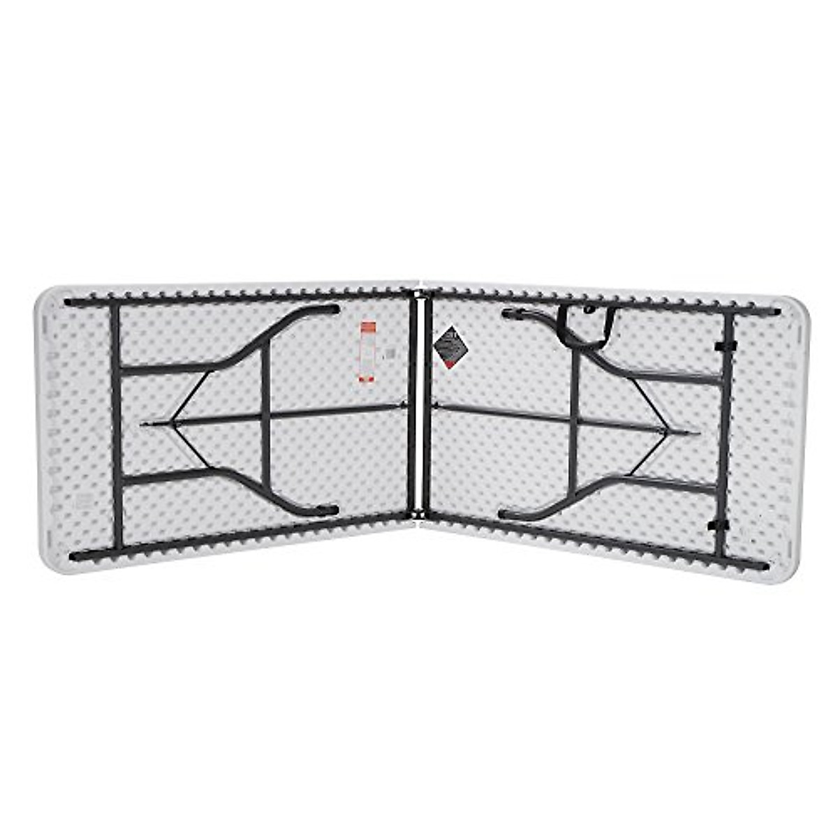 CoscoProducts COSCO 14778WSL1X Deluxe 8 Foot Folding Table, White White