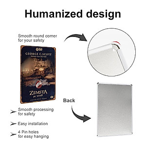 The Changeling Professional Tin Poster- Ideal Wall Decor for Bars, Cafes, Offices, Restaurants, Homes, Gardens, Shops, Clubs - 12 X 8 Inches