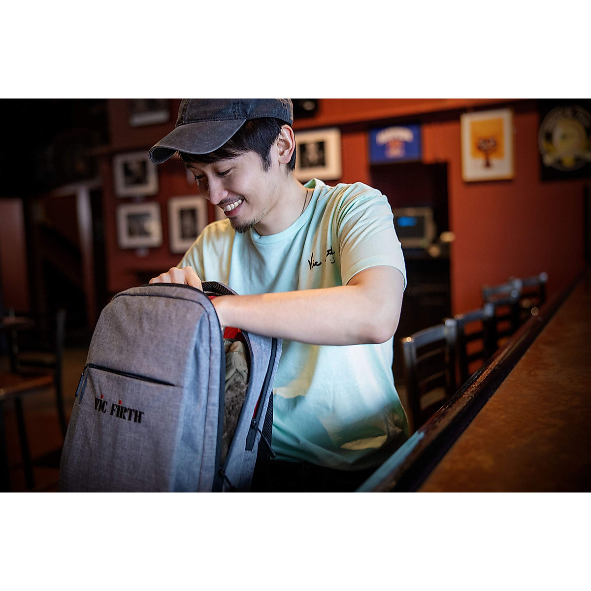 Vic Firth Vic Firth Gray Travel Backpack