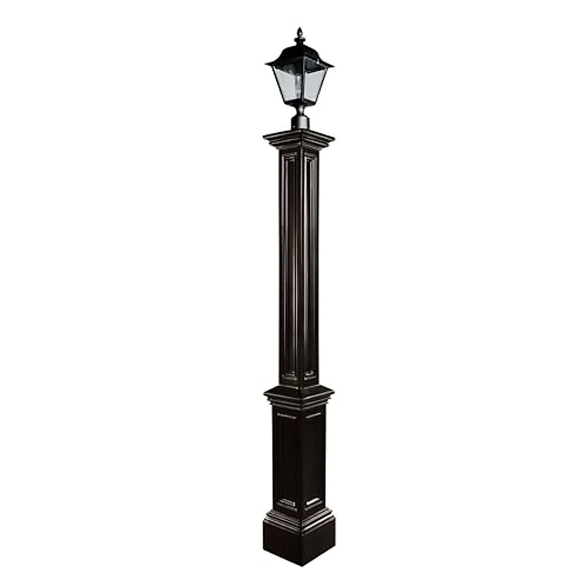 Mayne 5835-BK Signature Outdoor Lamp Post, 9.5x9.5, Black