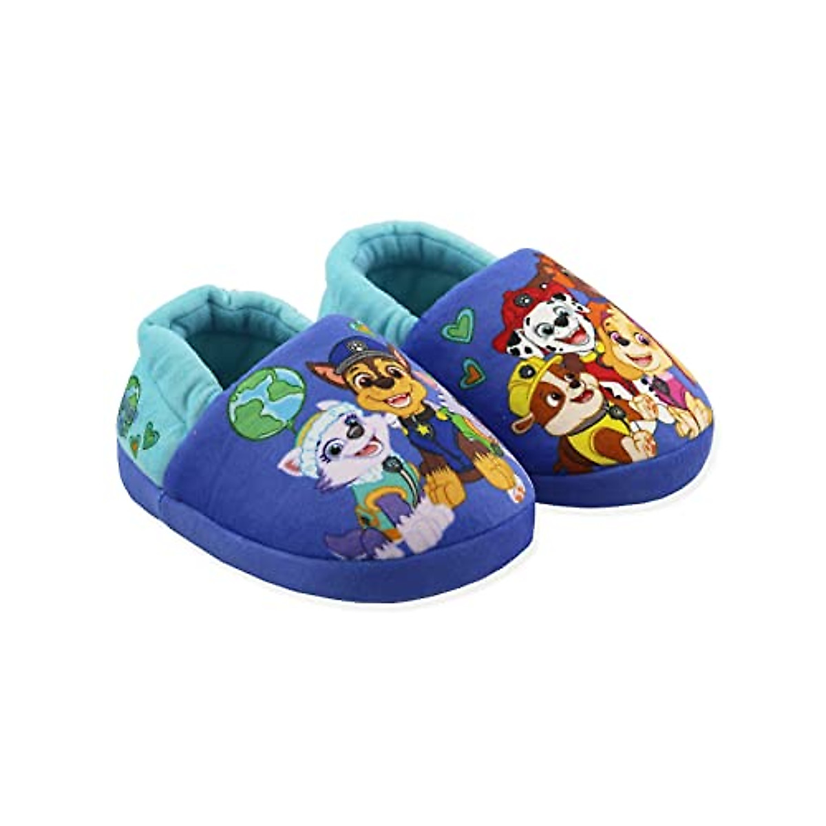 Josmo Kids Paw Patrol Pawesome Planet Toddler and Boys Plush Aline Slippers (Blue/Sky, 9-10 M US Toddler) 9-10 Toddler CH90222 0