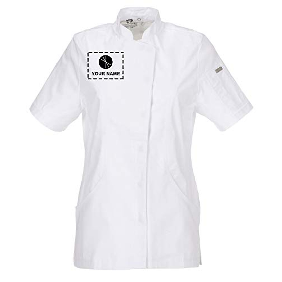 Chef Works Custom Womens Springfield White Chef Coat - M