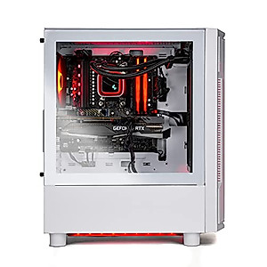 Skytech Archangel Gaming PC Desktop – Intel Core i7 12700F 2.1 GHz, NVIDIA RTX 4060 Ti, 1TB NVME SSD, 16GB DDR4 RAM 3200, 600W Gold PSU, 240mm AIO, 11AC Wi-Fi, Windows 11 Home 64-bit,White