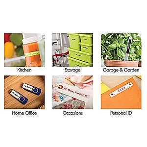 Brother P-Touch Cube Smartphone Label Maker, Bluetooth Wireless Technology, Multiple Templates Available, Apple & Android Compatible - Blue