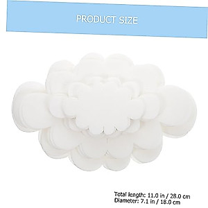 IMIKEYA 3 Sets Shower Decor Fake Ornament Felt Party Art Ceiling Hanging Christmas Cloud Decorative White Baby Decoration Artificial Pendants Favor D Wedding Decorations