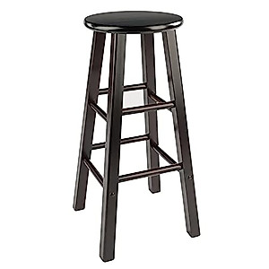 Winsome Wood Element Bar Stools, 2-Pc Set, Espresso