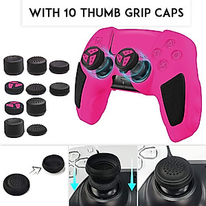 SIKEMAY Compatible with PlayStation 5 Controller Skin PlayStation 5