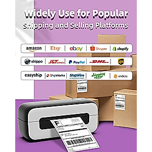 Itari Shipping Label Printer - Thermal Label Printer, Thermal Printer for Shipping Packages, Work with Windows, MacOS and ChromeOS, Compatible with USPS, FedEx, Shopify, Ebay, Amazon