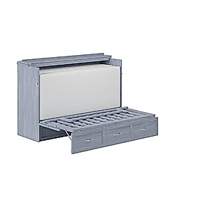 AFI, Northfield Murphy Bed Chest, Queen, Driftwood