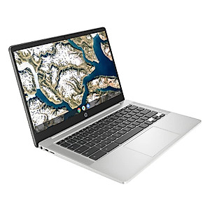 HP Chromebook 14a-nd0020ca 14" AMD 3015Ce 8 GB Memory; 128 GB eMMC Storage Chrome OS Mineral Silver (Renewed)