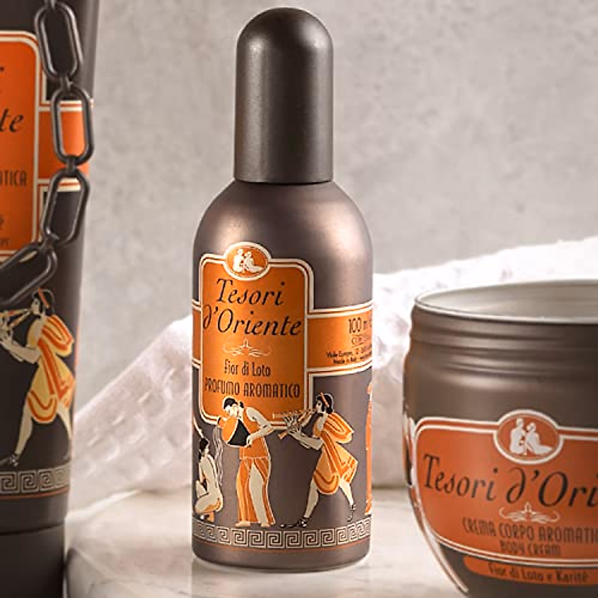 Tesori d'Oriente Perfumes for Women, Women’s Eau De Toilette Spray, Men’s Fragrances -100ml 3.38fl.oz [Italian Import]-(Lotus Flower)