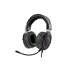 Cooler Master CH331 Gaming Headset Virtual 7.1 Surround Sound, Omnidirectional Mic, Durable Aluminum Frame, RGB Illumination, Detachable Omni-Directional Boom Mic, USB Connectivity (CH-331)