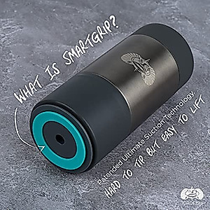 Toadfish Slim Non-Tipping Can Cooler for 12oz Cans - Suction Cup Cooler For Beer & Soda - Stainless Steel Double-Wall Vacuum Insulated Cooler - Sturdy Beverage Holder (Pink)